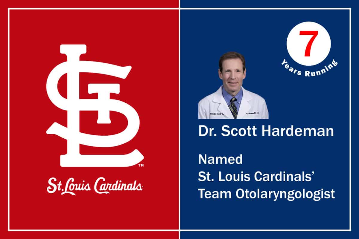 Dr. Hardeman Named Team ENT Physician for the St. Louis Cardinals in ...
